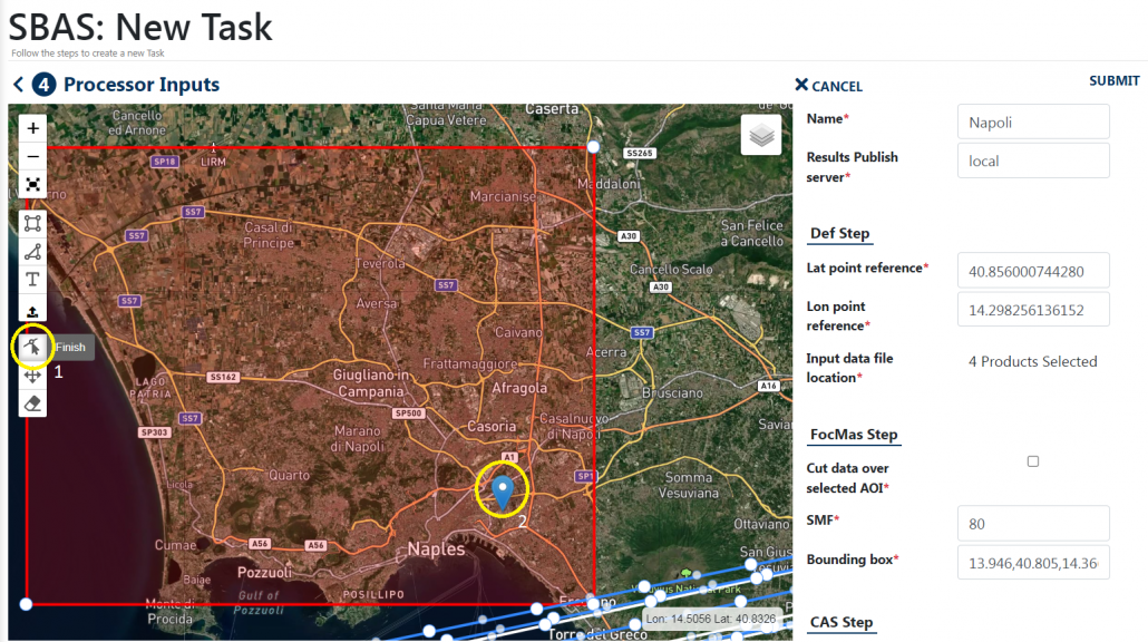 Small BAseline Subset – SBAS inSAR for ENVISAT (Beta) – EarthConsole®